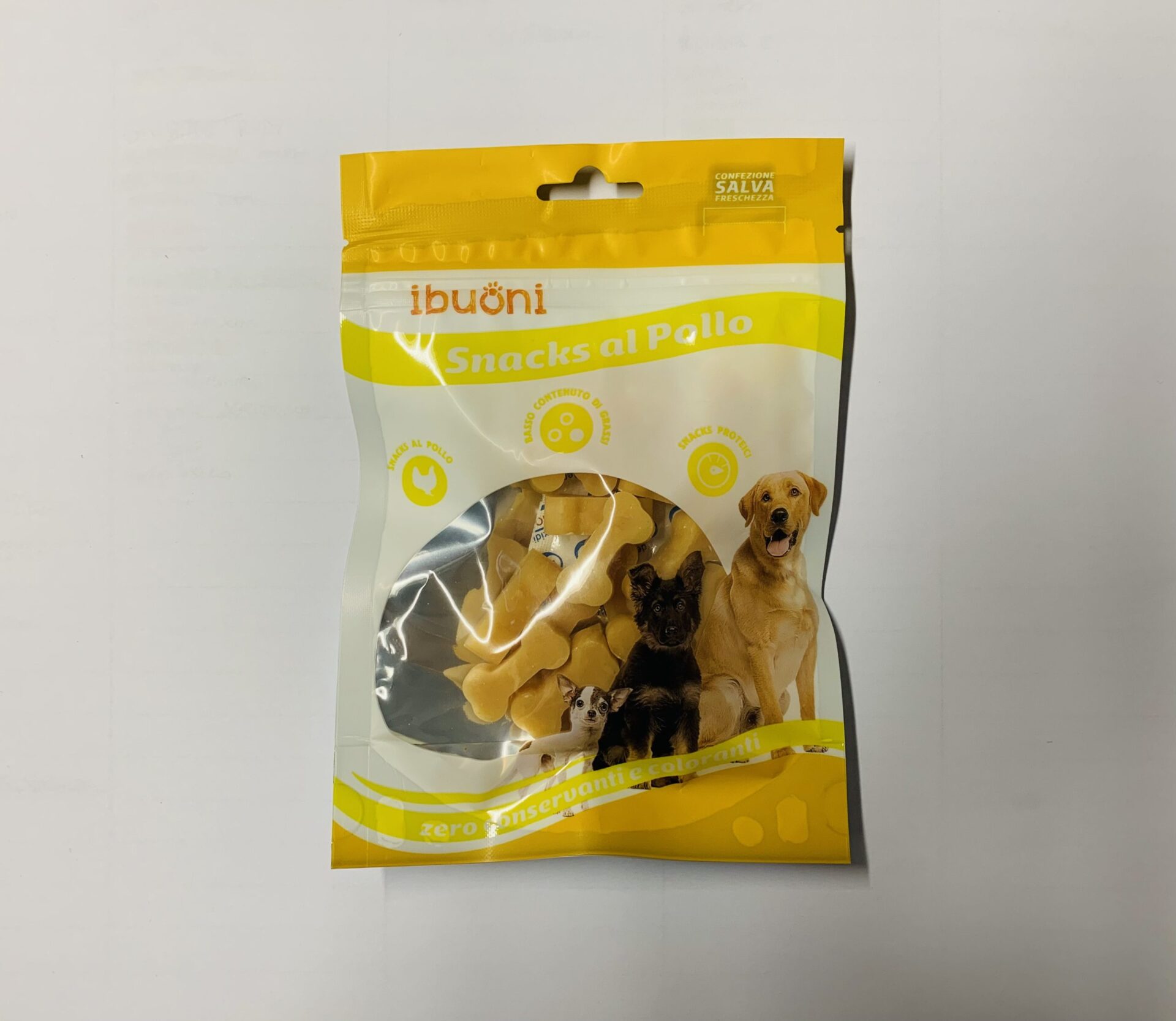 SNACK PER CANI AL POLLO A FORMA DI OSSO 70g - Revolution Pet appetibile ...