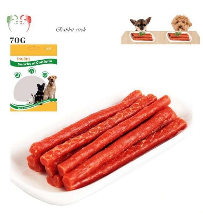 Snack per Cani - Stick al Coniglio Morbidi (70g) - Revolution Pet