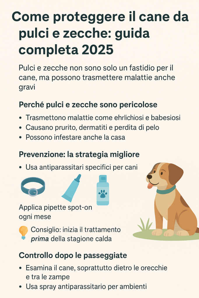 Come proteggere il cane da pulci e zecche: guida completa 2025 ...